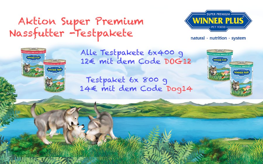 Winner Plus - Onlineshop | 100% natürliche Tiernahrung